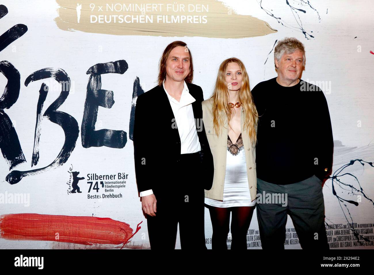 Lars Eidinger, Lillith Stangenberg und Matthias Glasner bei der ...