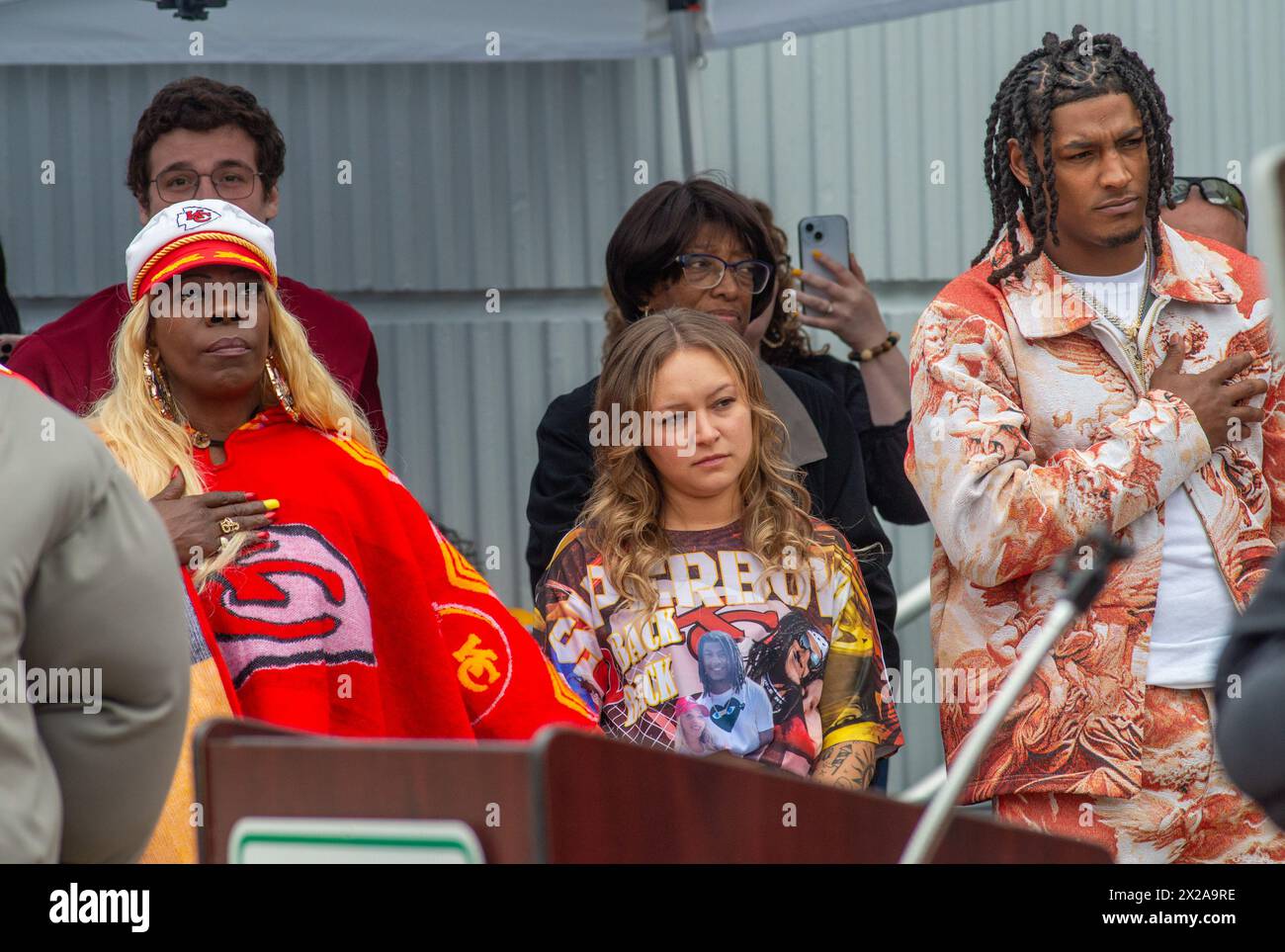 Vineland, Usa. April 2024. Isiah Pacheco, der Meister des Super Bowl ...