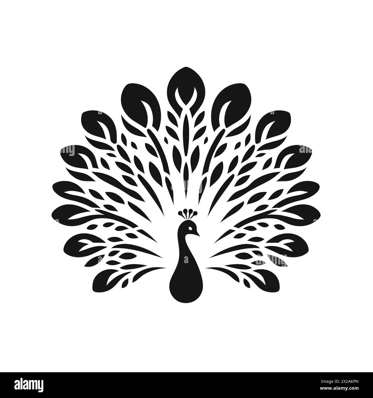 Pfau tier Stock-Vektorgrafiken kaufen - Alamy