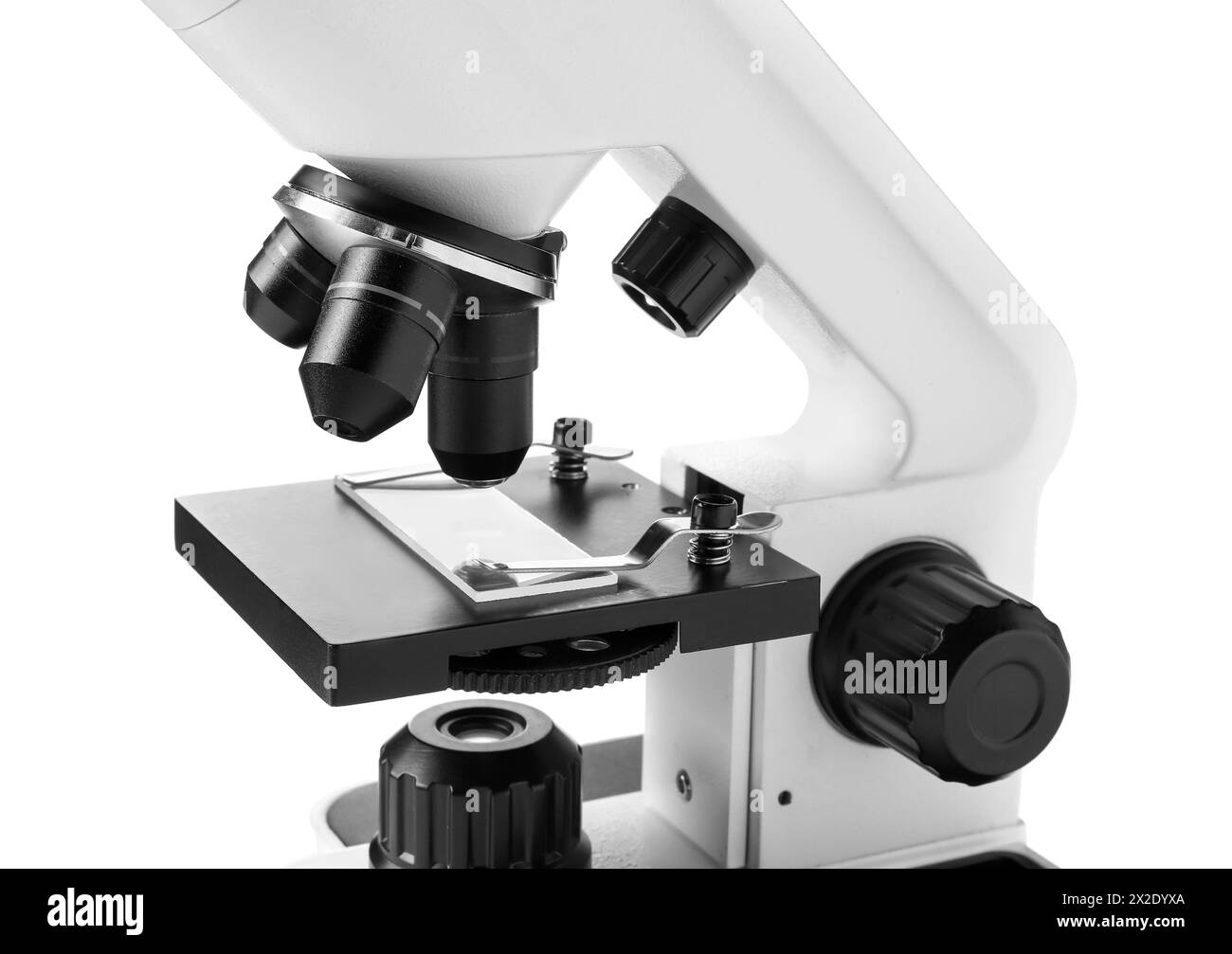 Mikroskop objektträger Schwarzweiß-Stockfotos und -bilder - Alamy