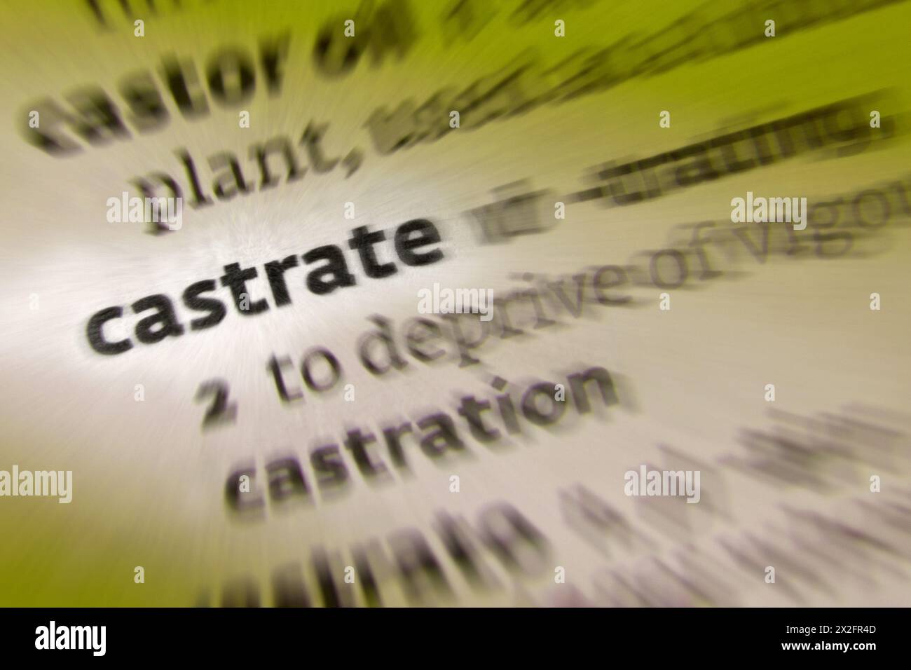 Castration concept -Fotos und -Bildmaterial in hoher Auflösung – Alamy