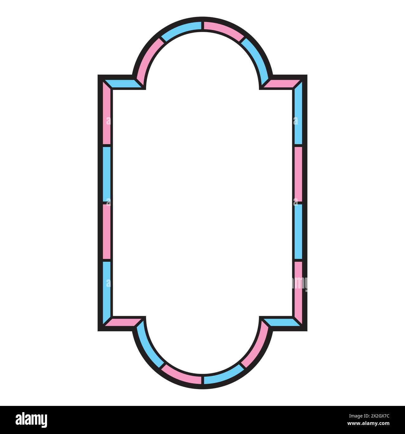 Gotischer fensterrahmen Stock-Vektorgrafiken kaufen - Alamy