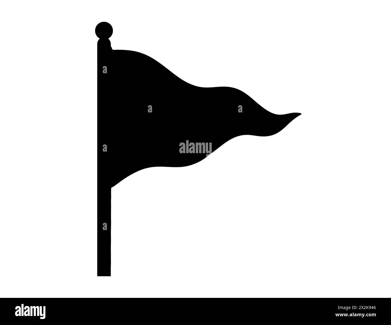 Silueta de bandera Stock-Vektorgrafiken kaufen - Alamy