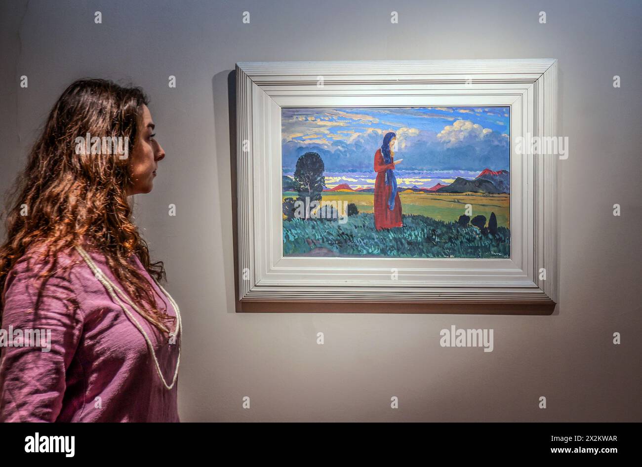 Piano Nobile 23 April 2024 James Dickson Innes 1887 - 1914 Girl Reading ...