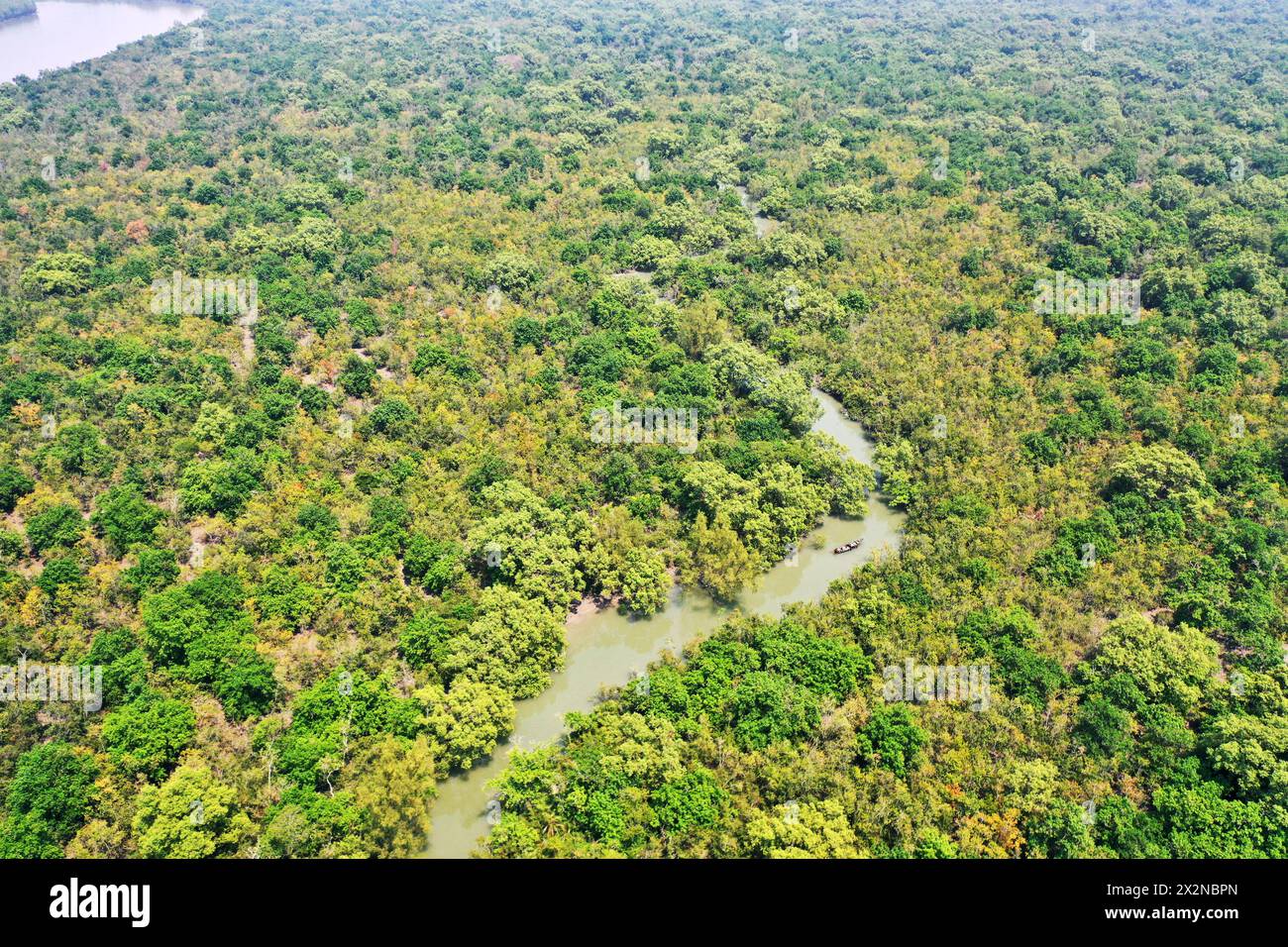 Khulna, Bangladesch - 13. April 2024: Aus der Vogelperspektive des ...