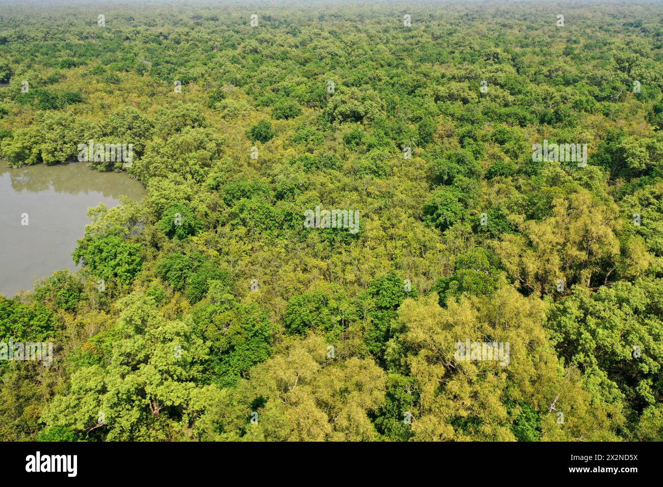 Khulna, Bangladesch - 13. April 2024: Aus der Vogelperspektive des ...