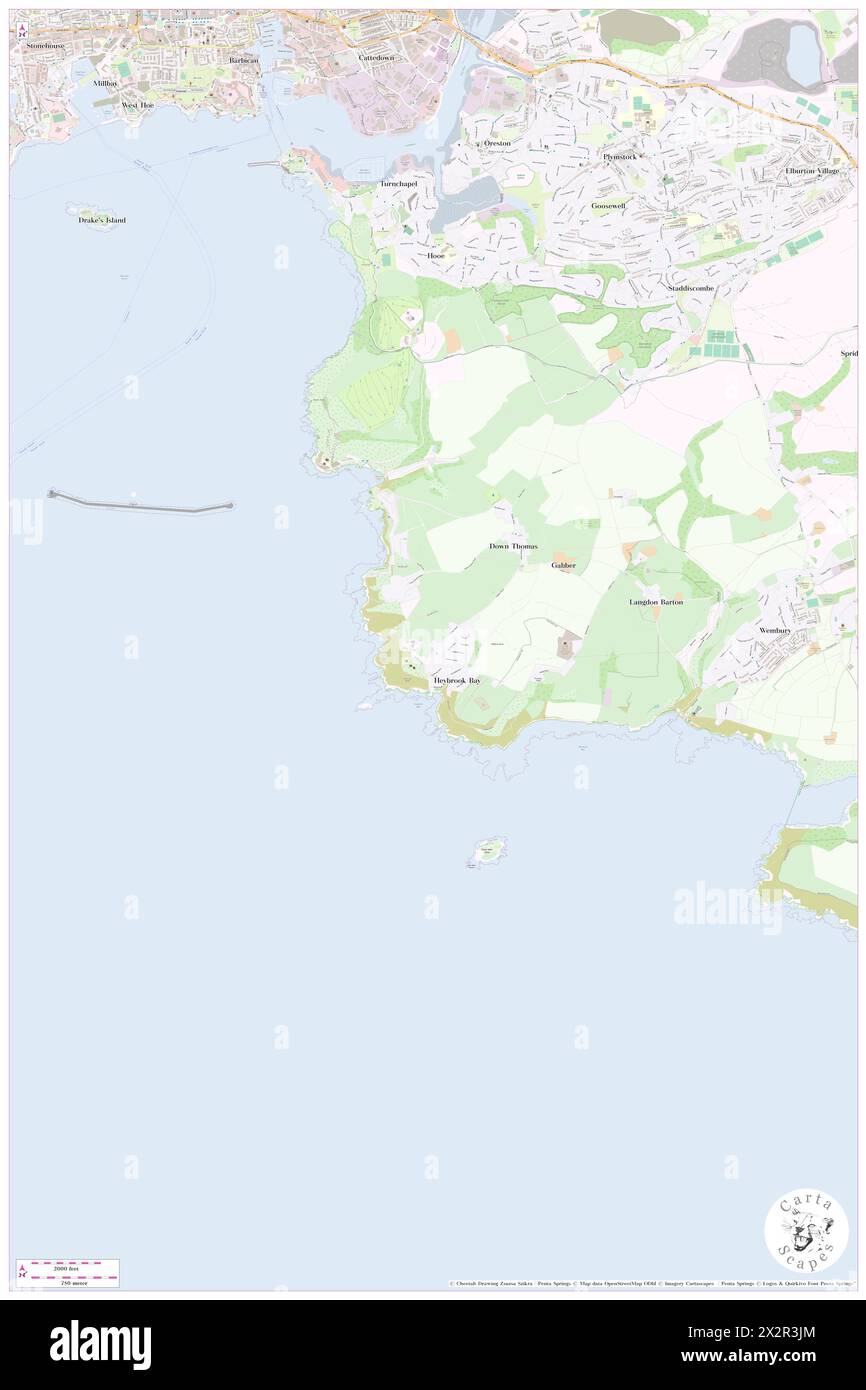 Heybrook Bay, Devon, GB, Vereinigtes Königreich, England, n 50 19' 21 ...