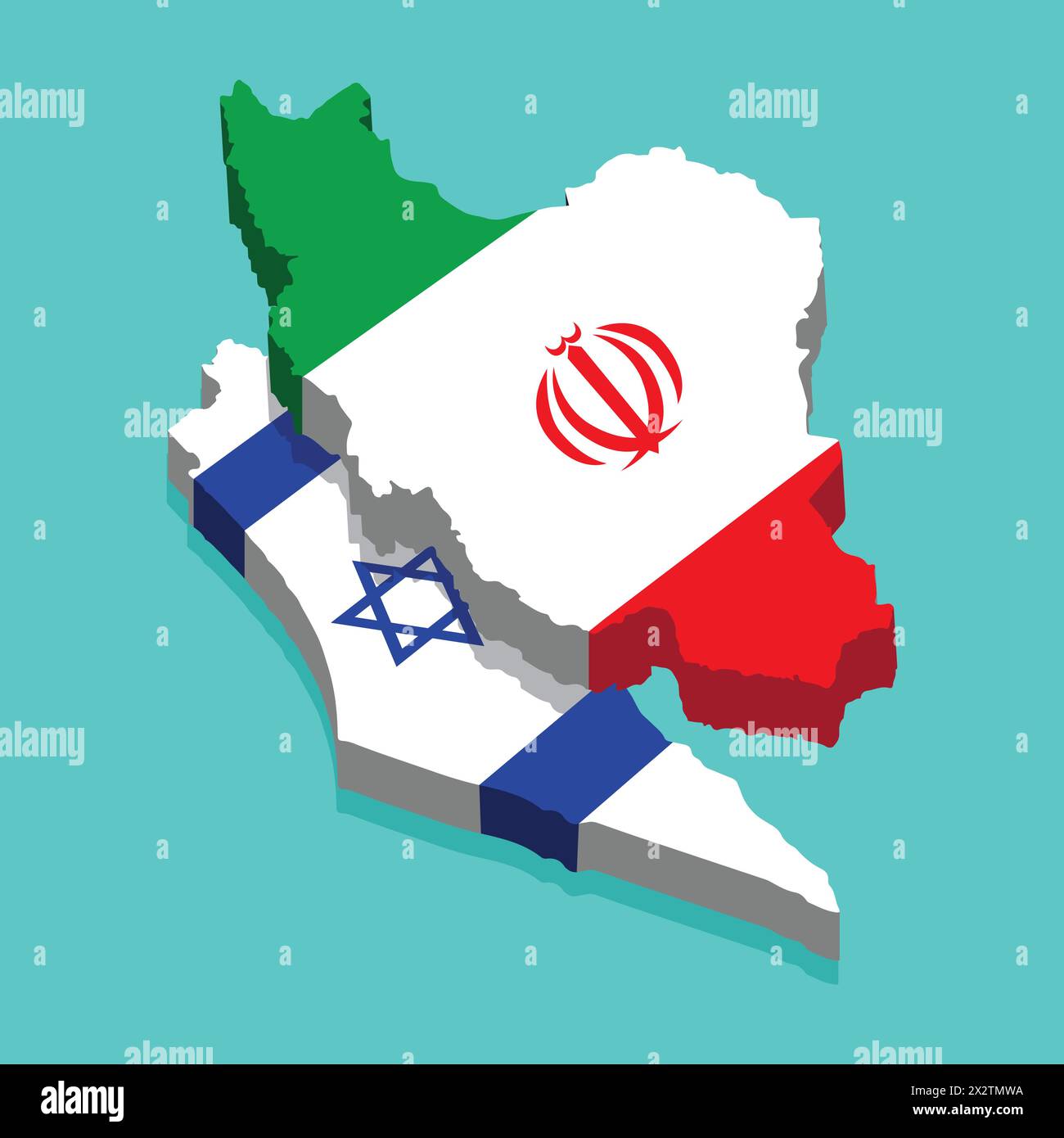 Iran israel konflikt Stock-Vektorgrafiken kaufen - Alamy
