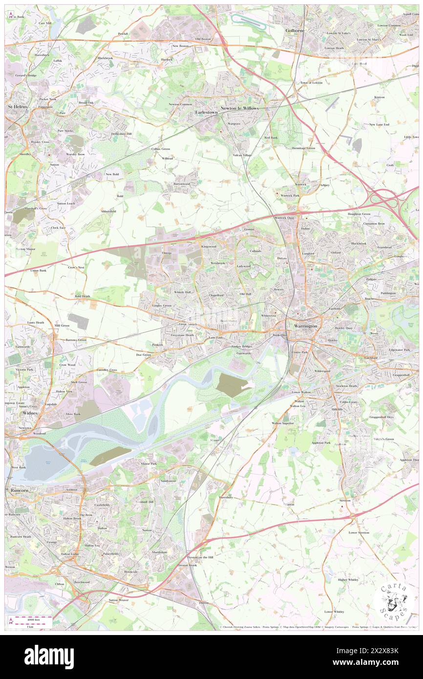 Great Sankey, Warrington, GB, Großbritannien, England, n 53 23' 32'', S ...
