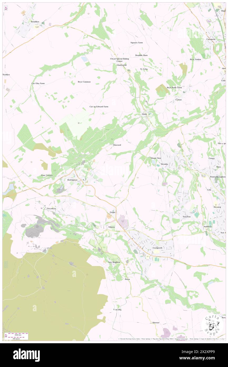 Brymbo, Wrexham, GB, Vereinigtes Königreich, Wales, n 53 4' 0''', S 3 4 ...