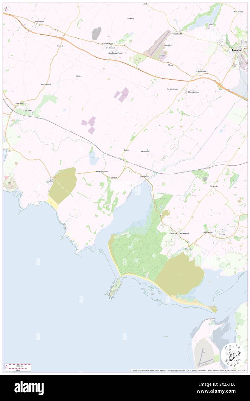 Bodorgan, Anglesey, GB, Vereinigtes Königreich, Wales, n 53 10' 44'', S ...
