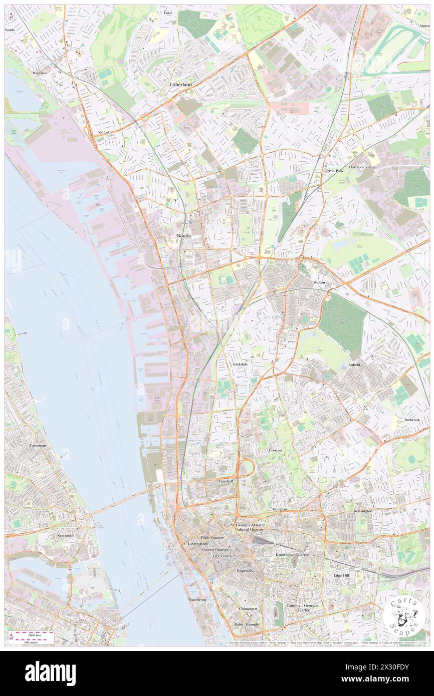 Bank Hall Railway Station, Liverpool, GB, Vereinigtes Königreich ...