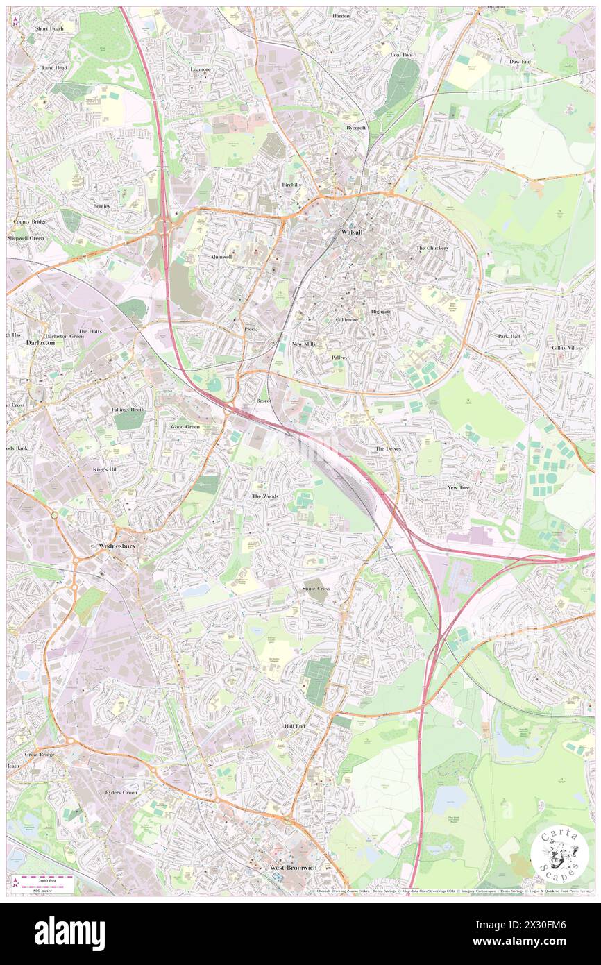 Bahnhof Bescot Stadium, Sandwell, GB, Vereinigtes Königreich, England ...