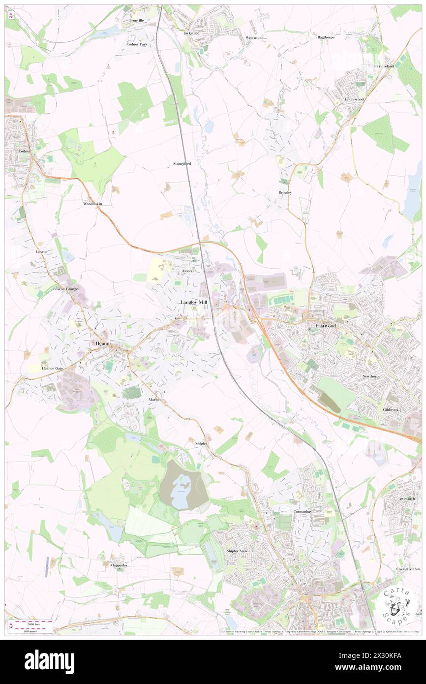 Bahnhof Langley Mill, Derbyshire, GB, Vereinigtes Königreich, England ...