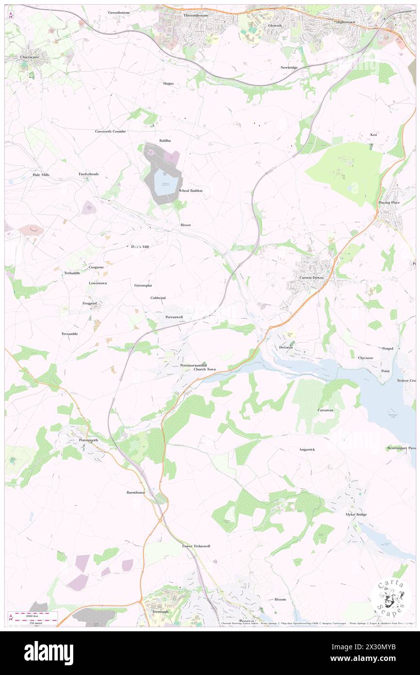 Bahnhof Perranwell, Cornwall, GB, Vereinigtes Königreich, England, n 50 ...