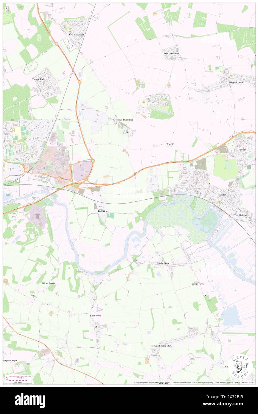 Postwick mit Witton, Norfolk, GB, Vereinigtes Königreich, England, n 52 ...