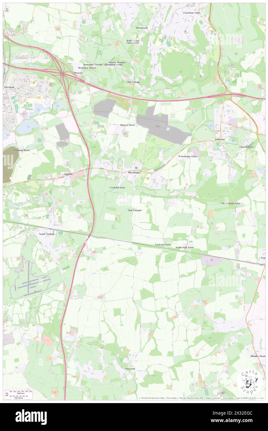 Bletchingley, Surrey, GB, Vereinigtes Königreich, England, n 51 13' 59 ...