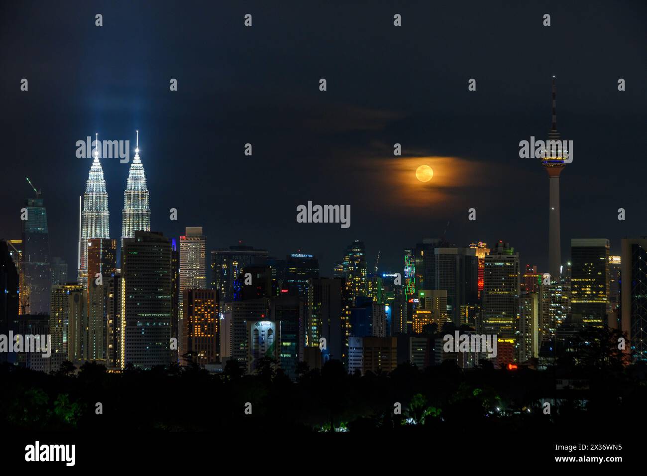 Kuala Lumpur. April 2024. Dieses Foto vom 24. April 2024 zeigt den ...