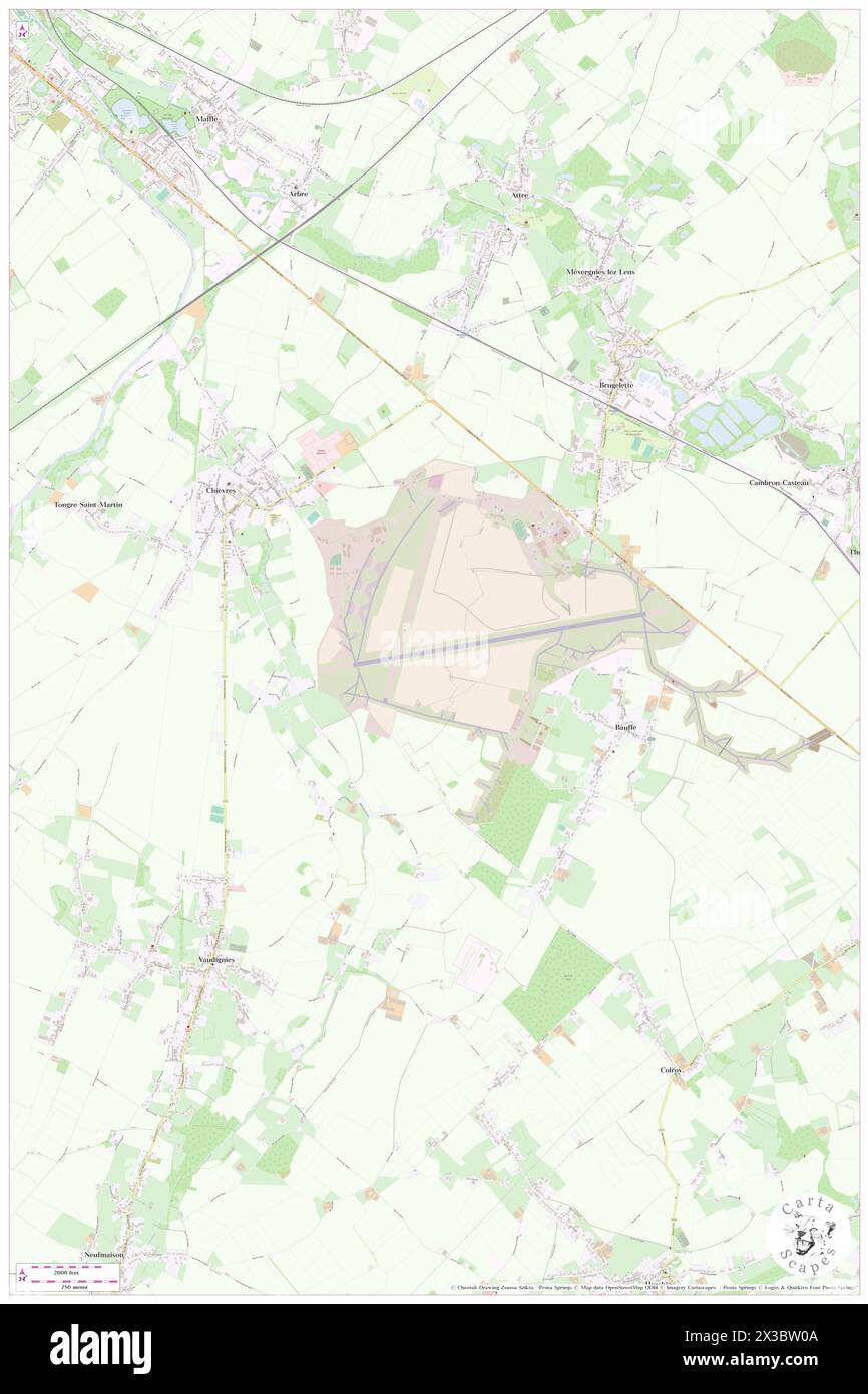 Luftwaffenstützpunkt Chievres, Provinz Hennegau, BE, Belgien, Wallonien ...