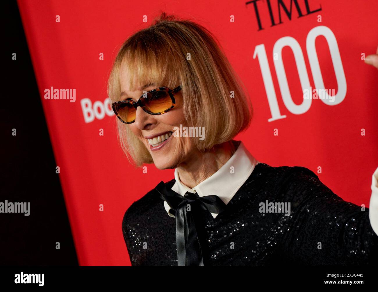 New York, Usa. April 2024. E. Jean Carroll nimmt an der Time 100 Gala ...