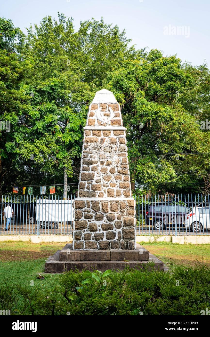 Das Grab von Vasco da gama markiert die fünf Centurien-Kirche in kochi ...