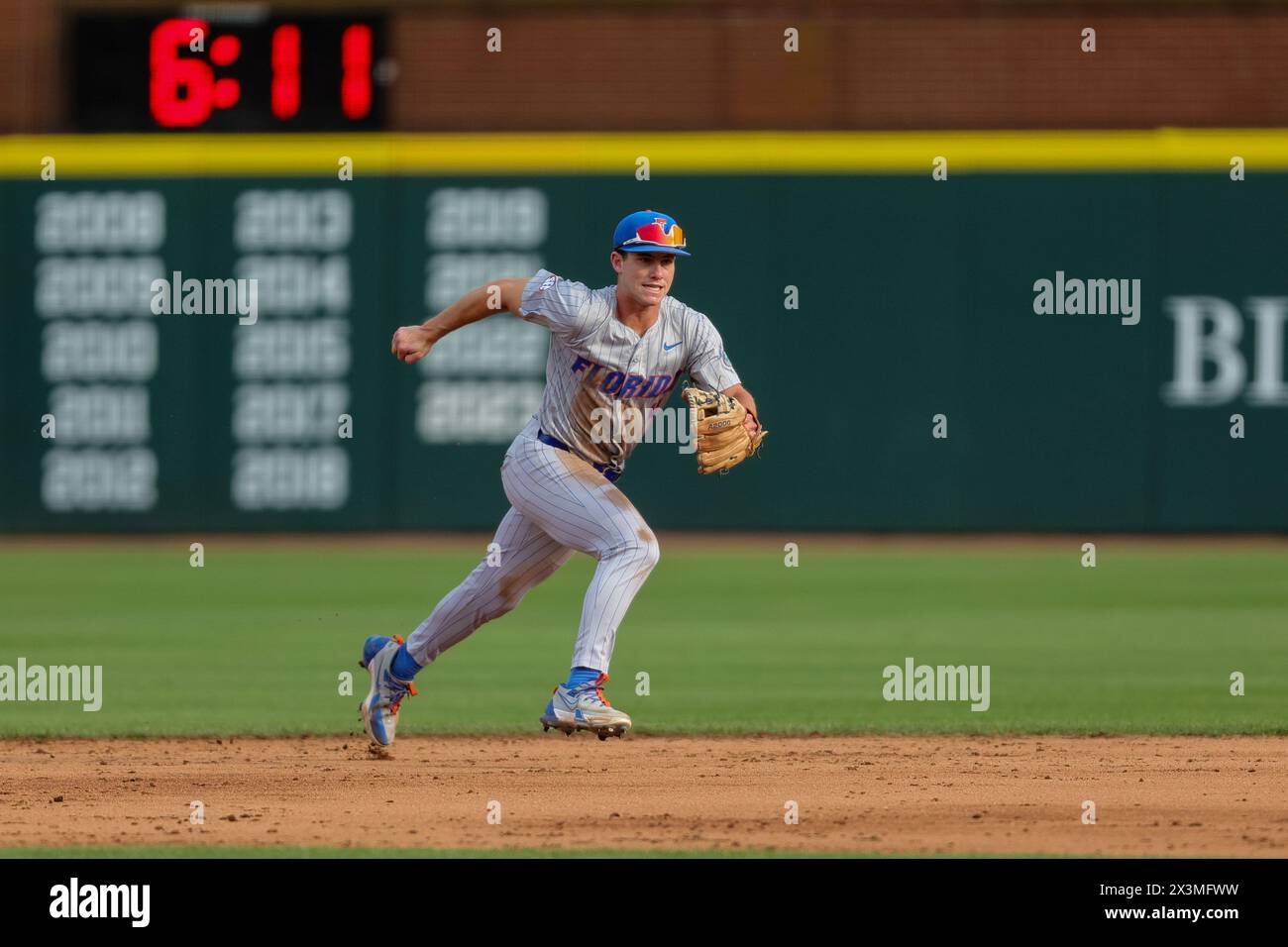 27. April 2024: Florida-Infield-Spieler Cade Kurland #4 bewegt sich ...