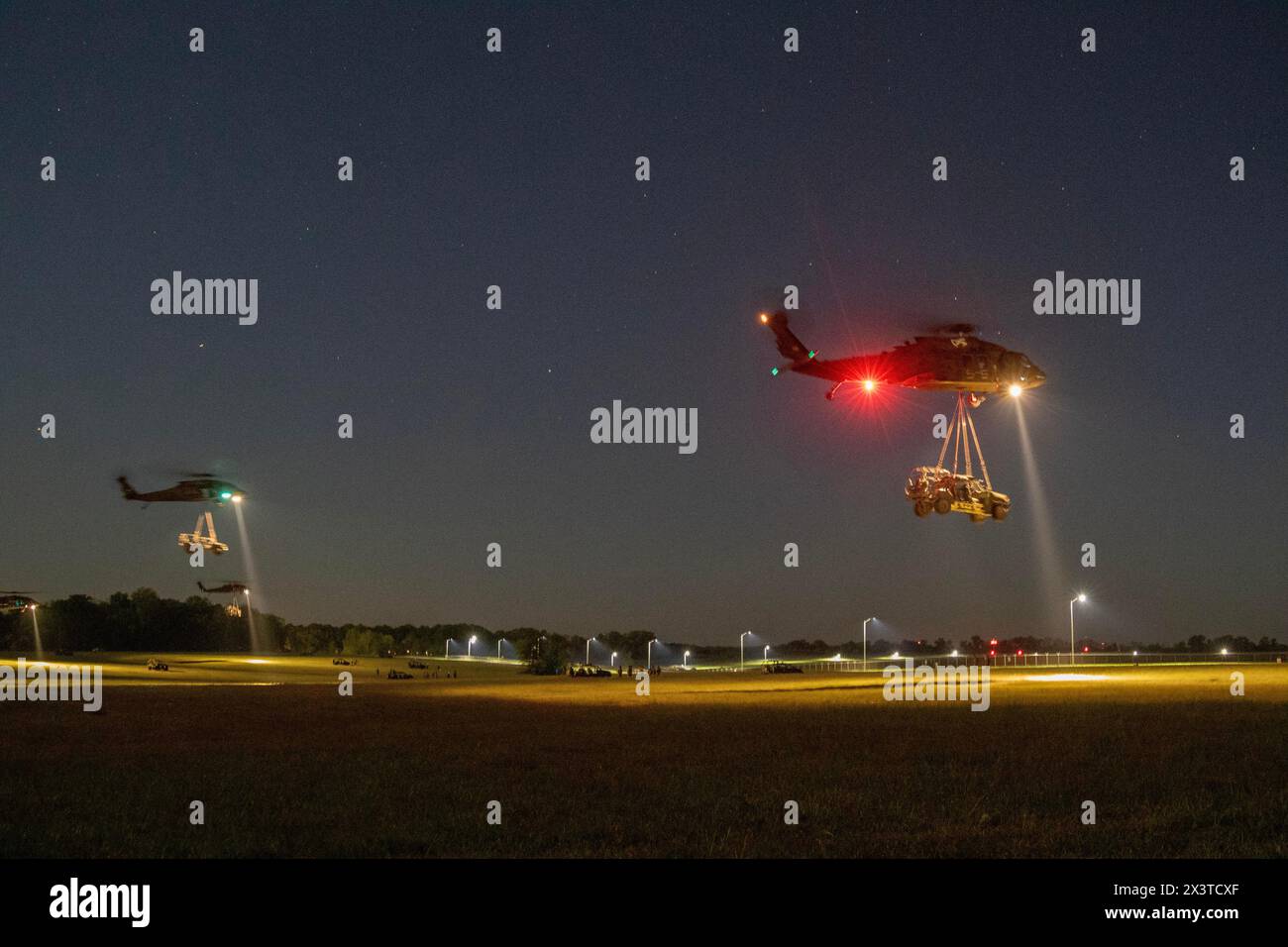 UH-60 Blackhawk Helicopters vom 5. Bataillon, 101. Combat Aviation ...