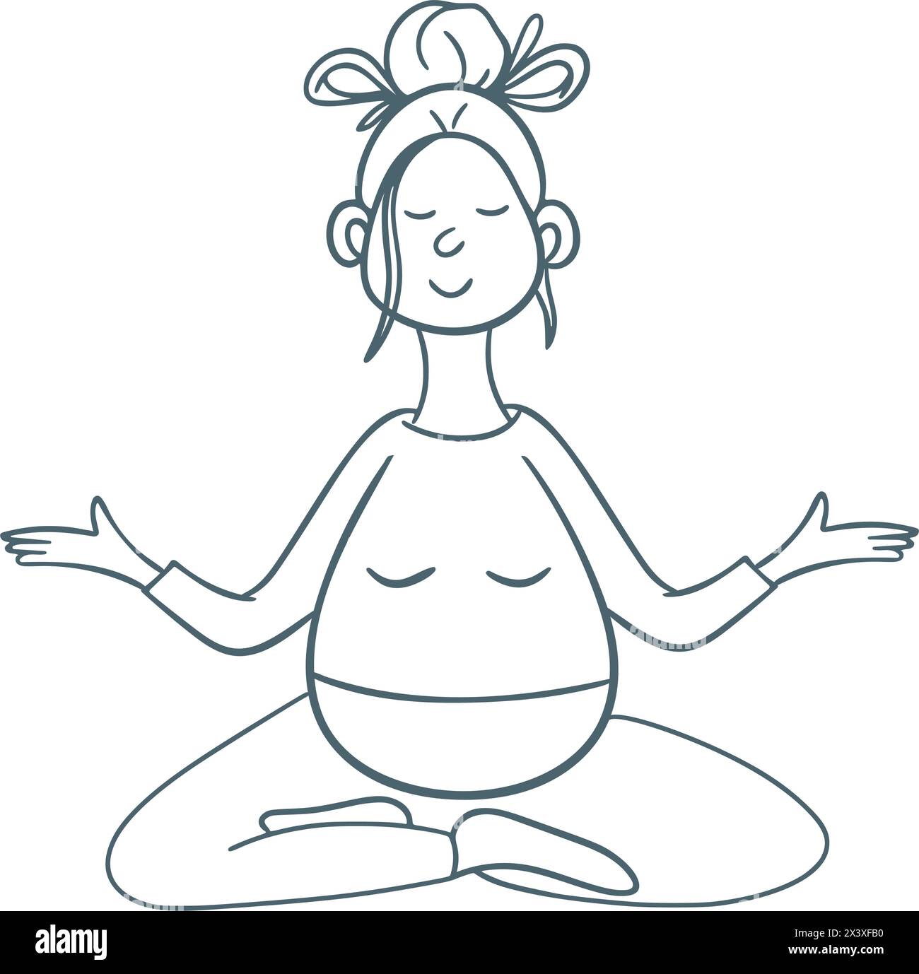 Yoga witzig lustig Ausgeschnittene Stockfotos und -bilder - Alamy