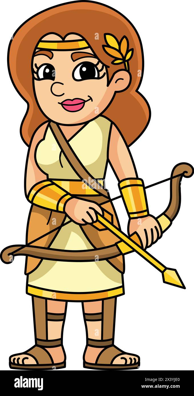 Greek goddess artemis Stock-Vektorgrafiken kaufen - Alamy