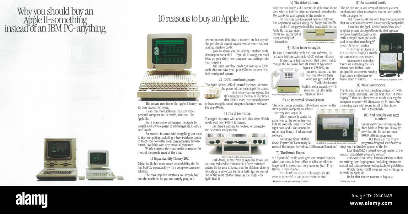 80s computer ad -Fotos und -Bildmaterial in hoher Auflösung – Alamy