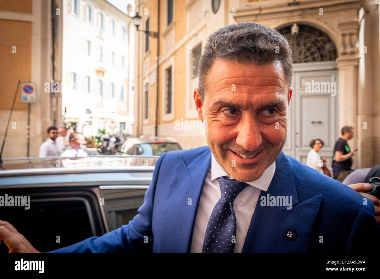 Rom, Rm, Italien. April 2024 30. General ROBERTO VANNACCI kommt bei der ...