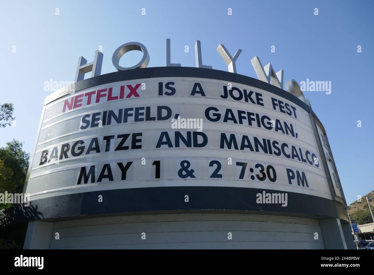 Los Angeles, Kalifornien, USA 30. April 2024 Netflix ist Ein Witz ...