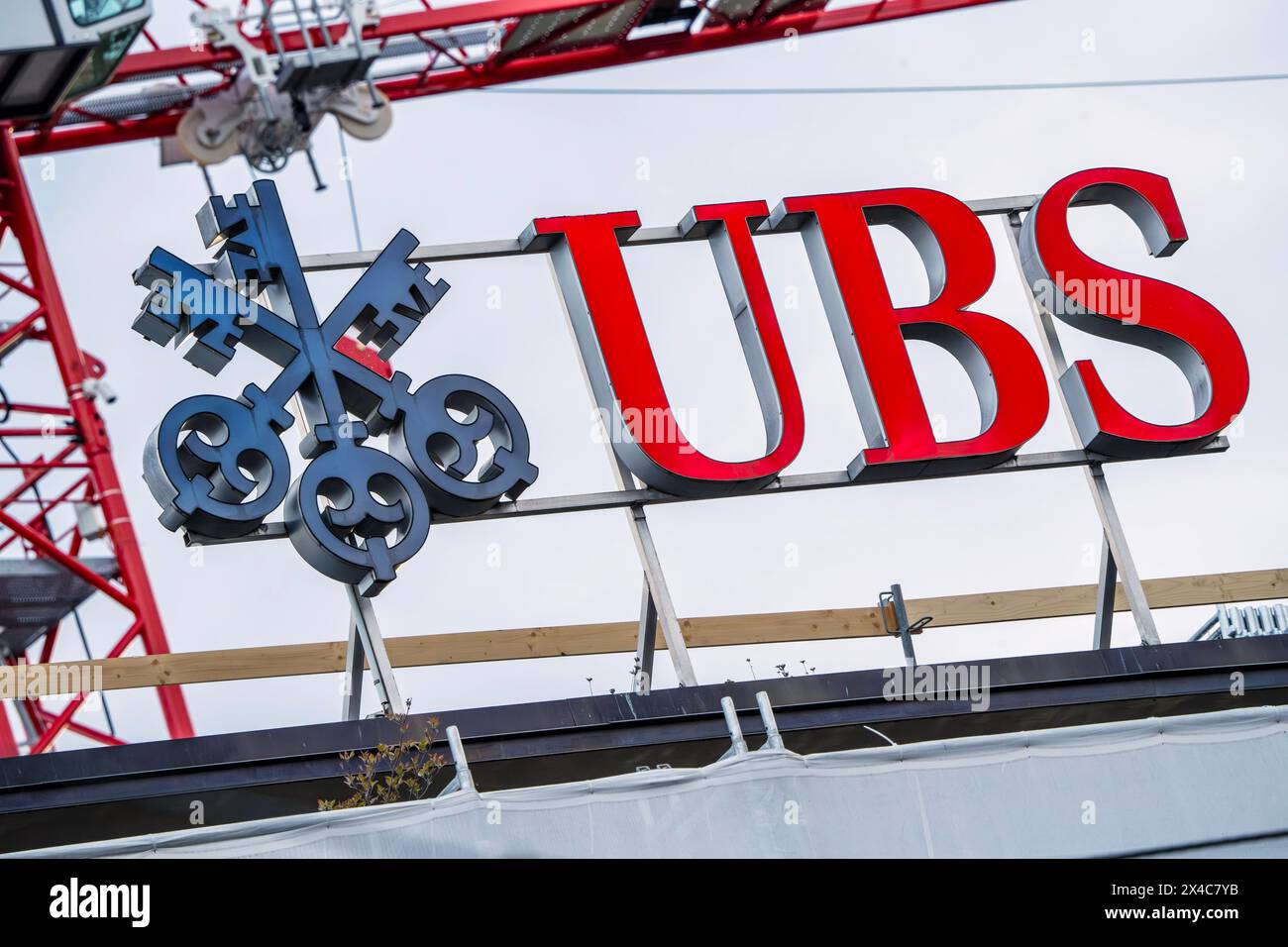 UBS, Schweizer Bank, Logo, Zürich, 30. April 2024 Schweiz, Zürich ...