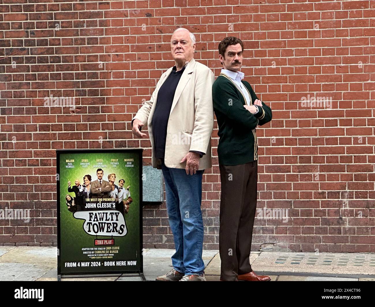 London, Großbritannien. Mai 2024. John Cleese (l), Komiker aus ...