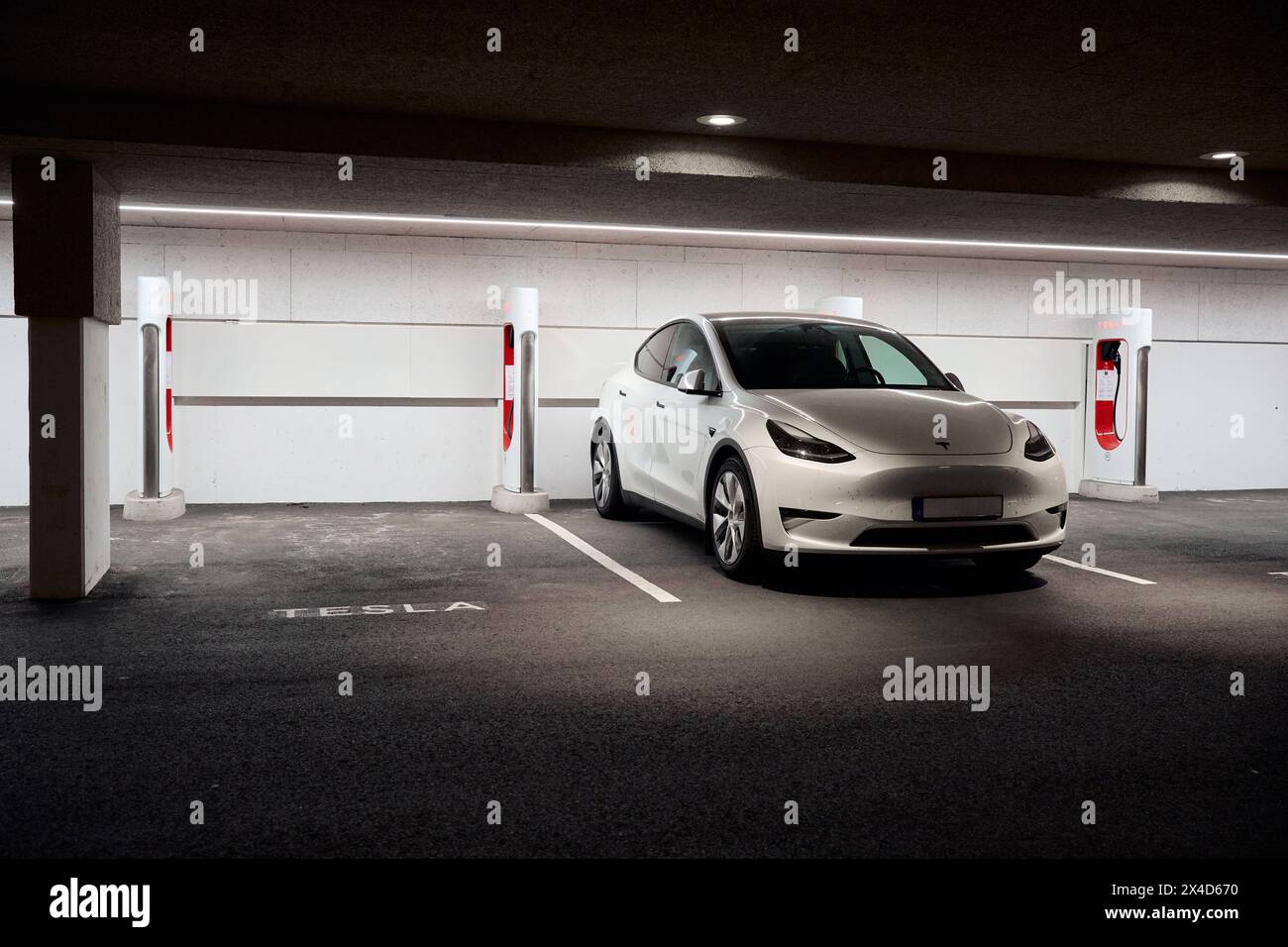 Tesla Model Y Schnellladen