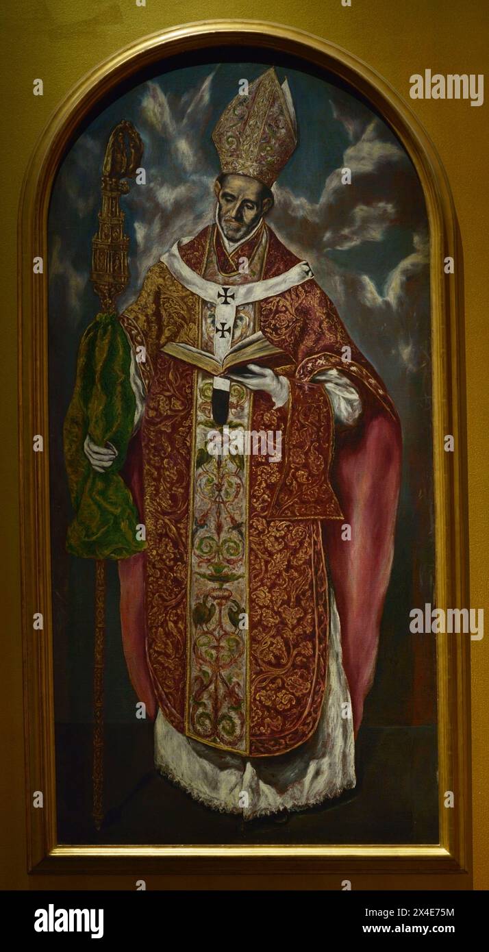 Ildephonsus von Toledo (607-667). Bischof von Toledo (657–667), einer ...