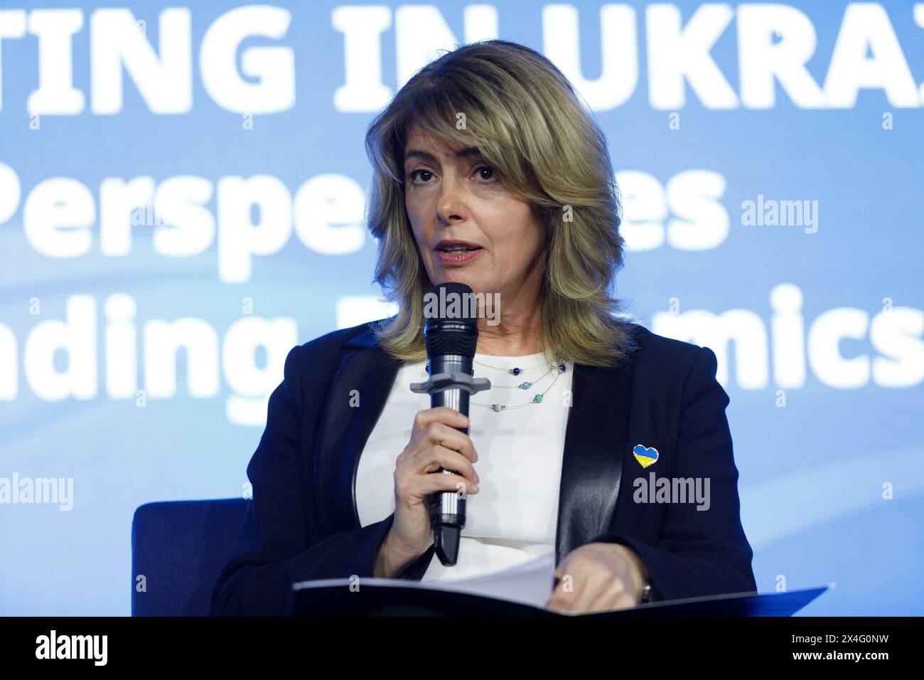 Nicht exklusiv: KIEW, UKRAINE - 1. MAI 2024 - Stellvertretender ...