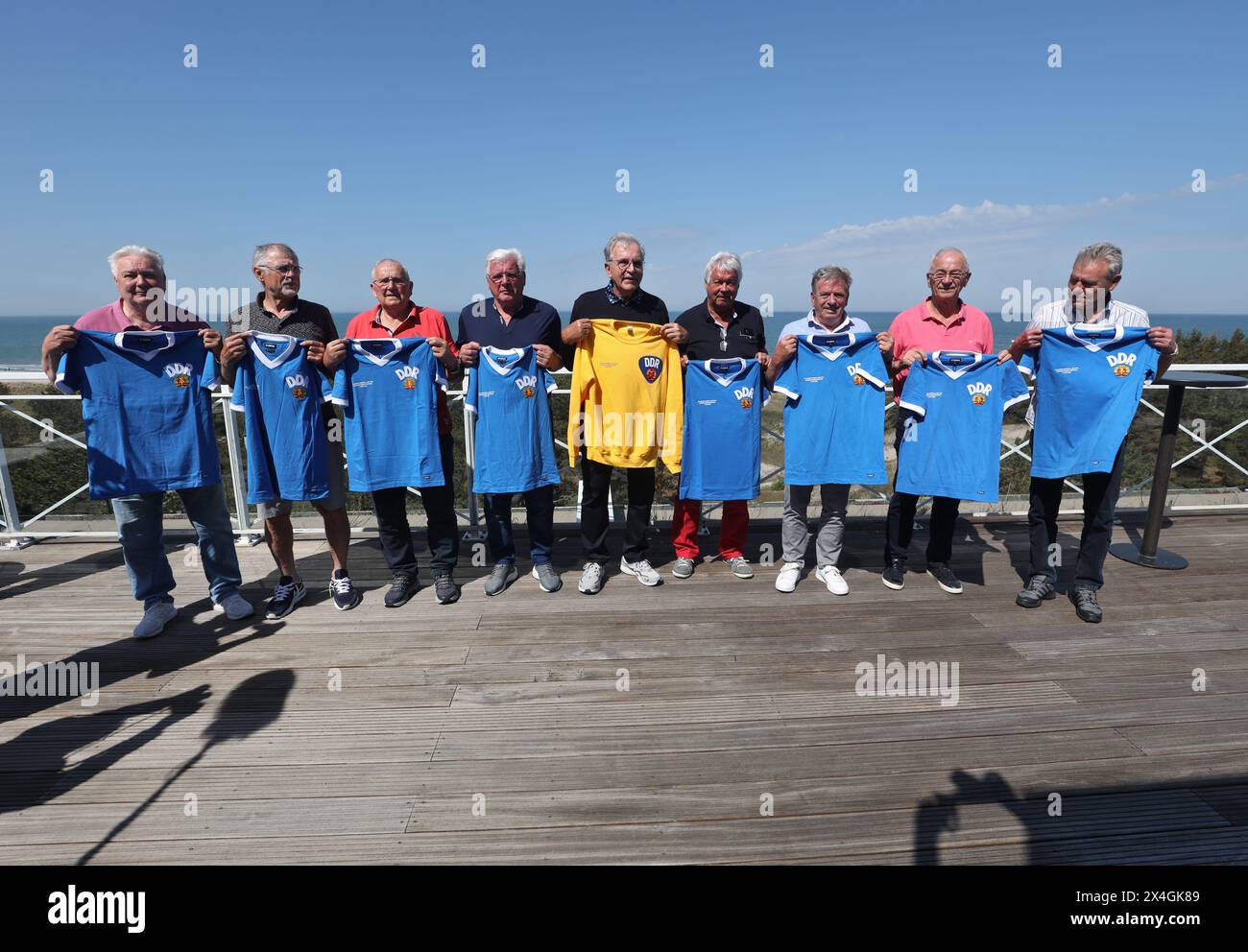 Dierhagen, Deutschland. Mai 2024. Die WM-Spieler der DDR ...