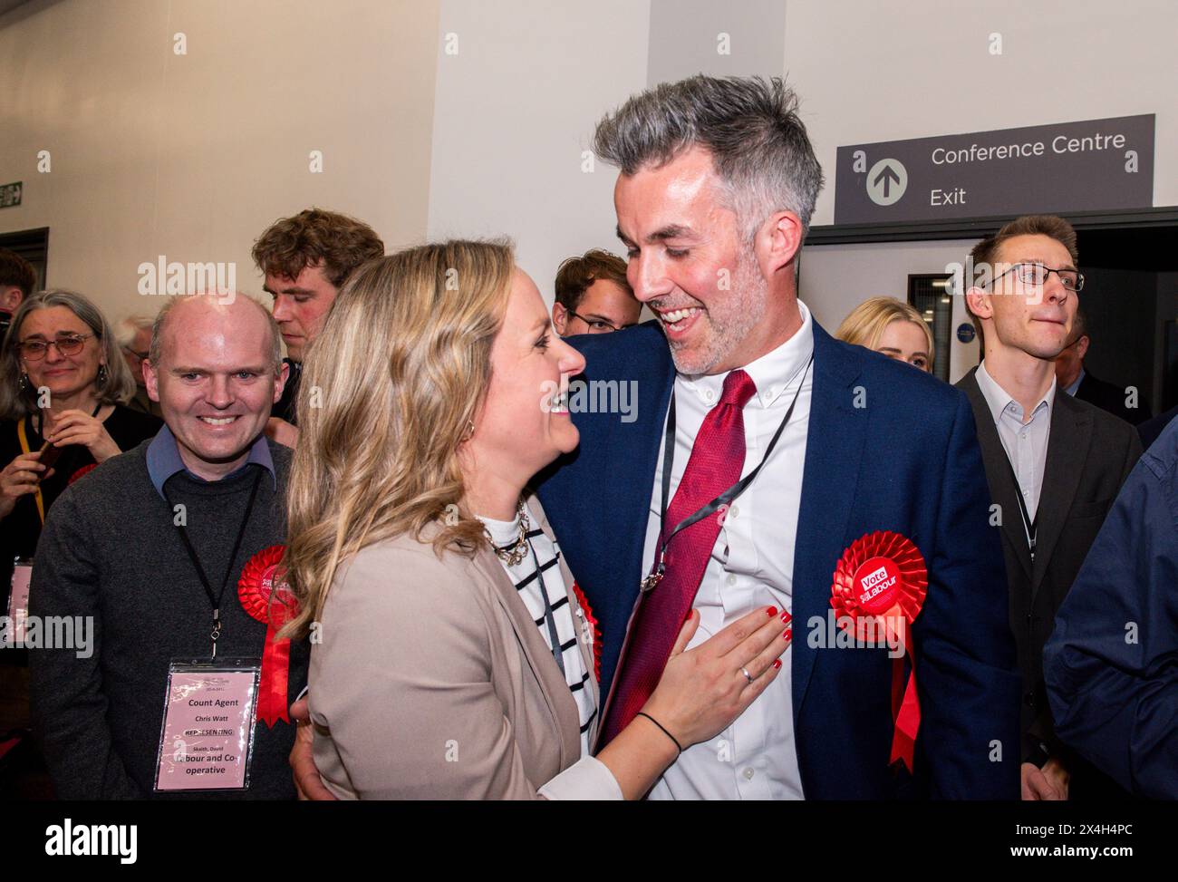 Harrogate, Großbritannien. Mai 2024. Das Ergebnis der ...