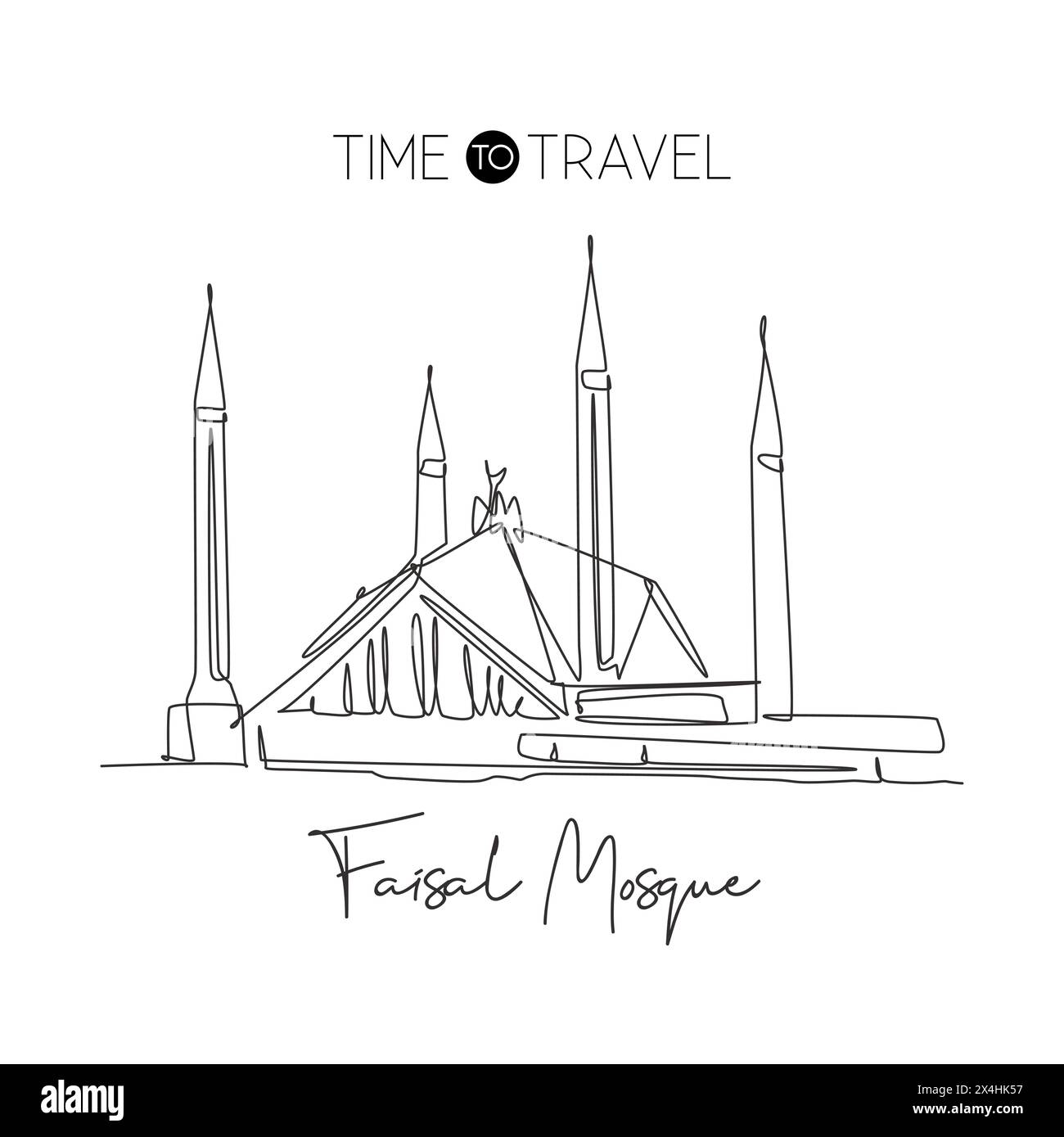 Faisal moschee islamabad Stock-Vektorgrafiken kaufen - Alamy