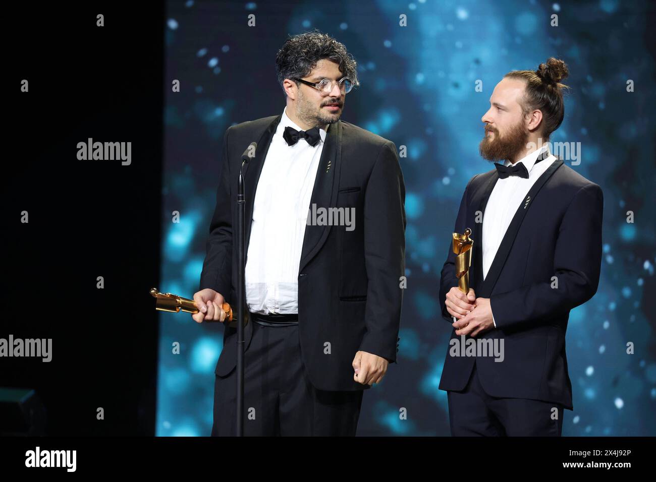 Deutscher Filmpreis 2024 Tobias Krell Checker Tobi und BESTE VISUELLE EFFEKTE Kariem Saleh ...