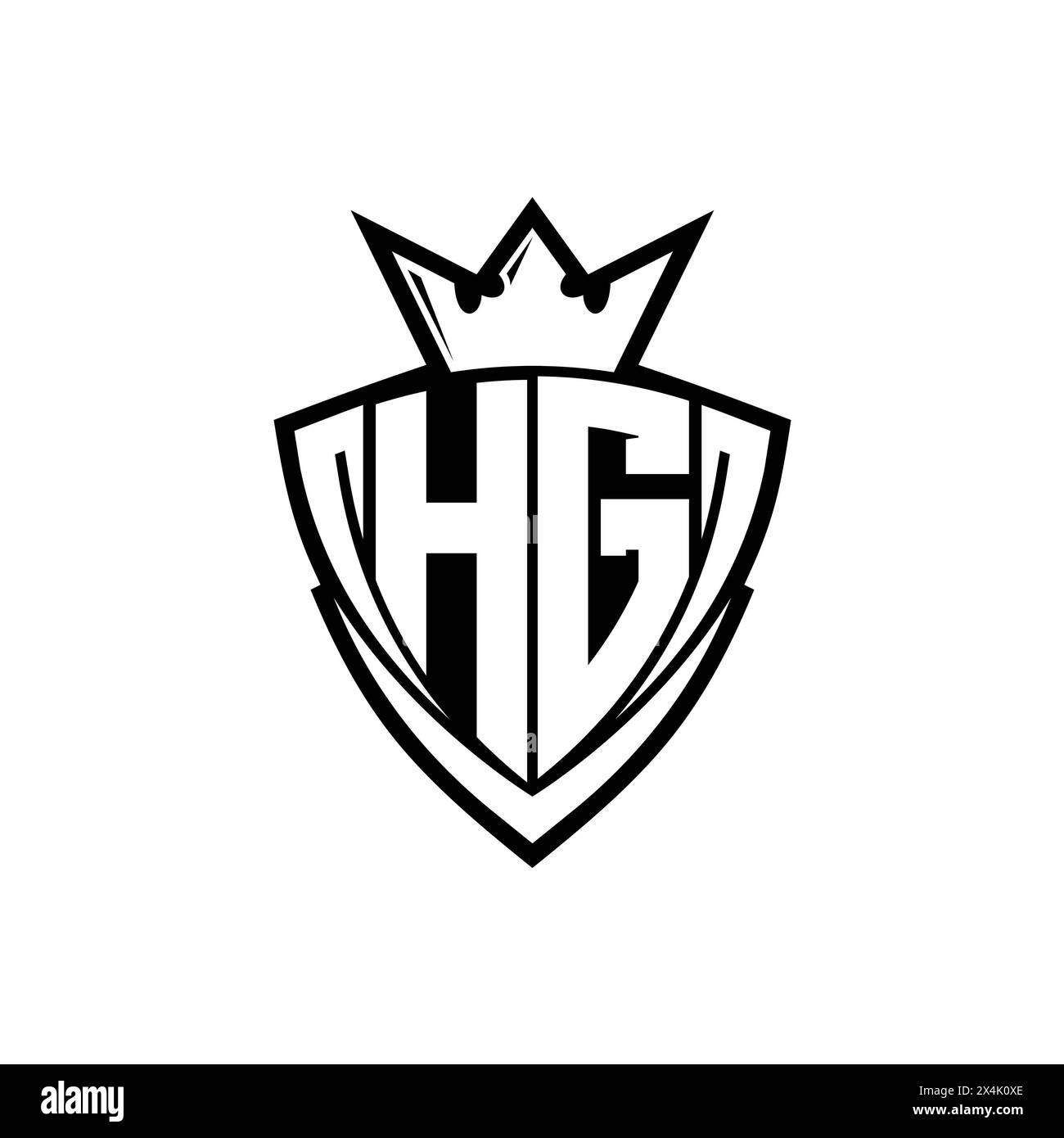 Logo de la letra hg -Fotos und -Bildmaterial in hoher Auflösung – Alamy