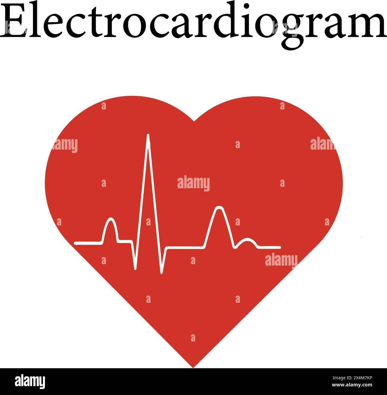 Ekg cardio symbol Stock-Vektorgrafiken kaufen - Alamy