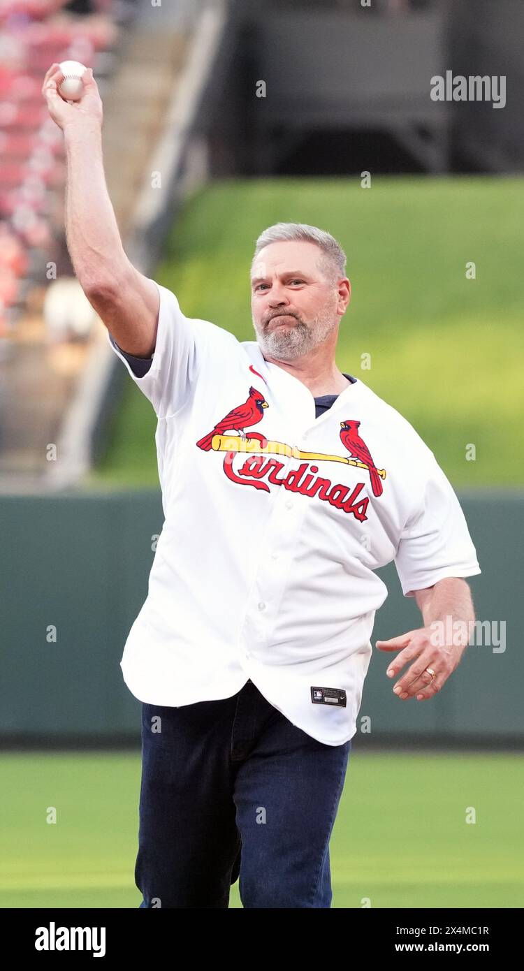 St. Louis, Usa. Mai 2024. Der ehemalige St. Louis Cardinals Pitcher Cal ...