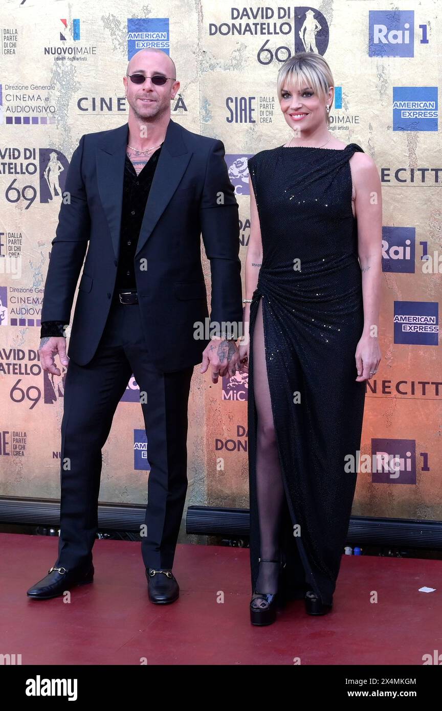 Claudio Pallitto und Micaela Ramazzotti bei der 69. Verleihung der ...