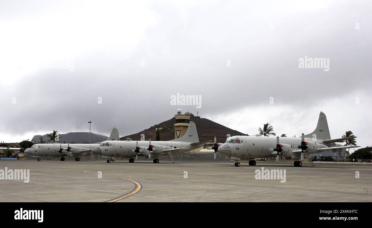 Seefernaufklärer vom Typ Lockheed P3 Orion der Japan Maritime Self ...