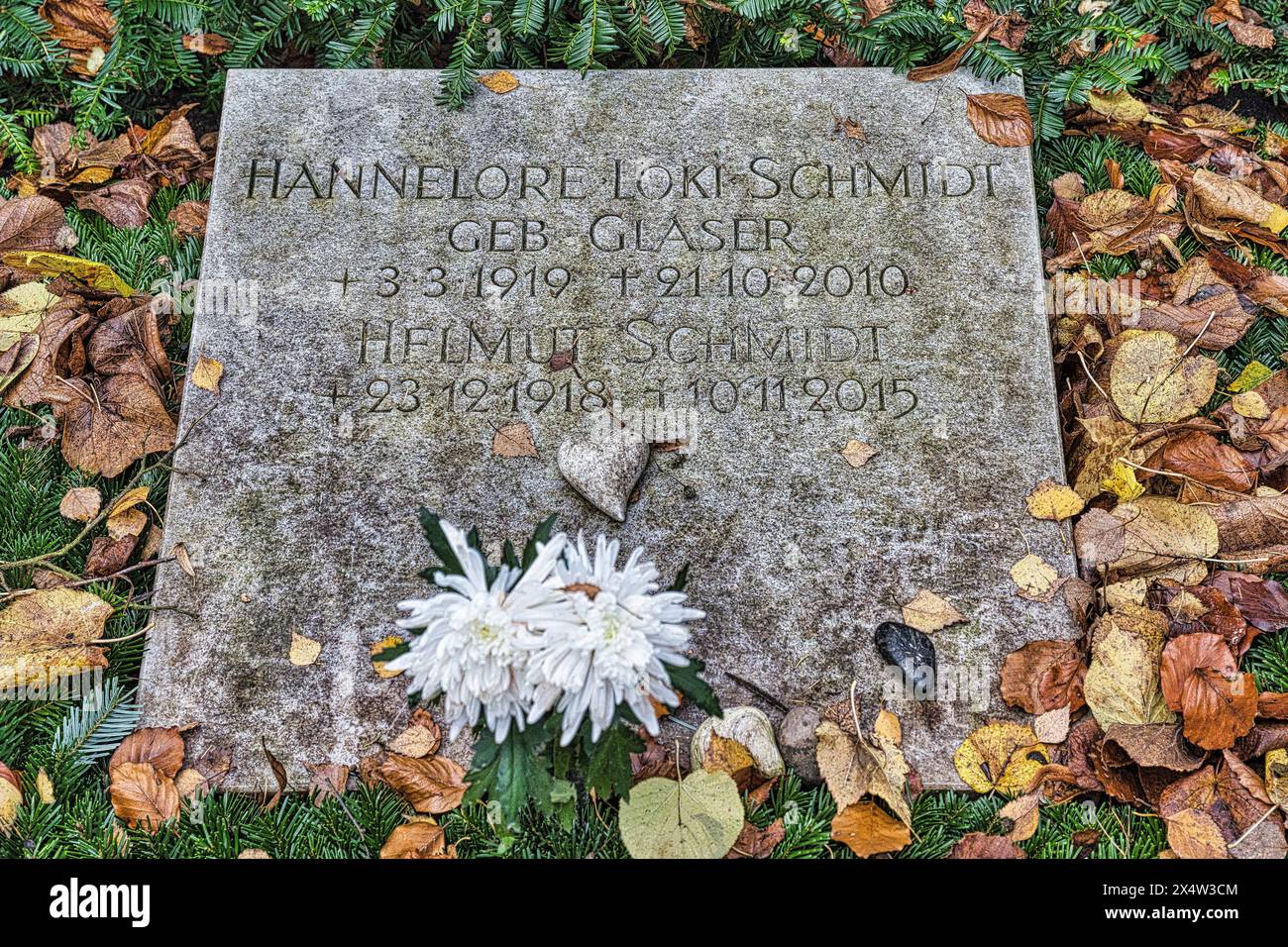 Grab, Ruhestaette, Grab, Deutschland, Hamburg, Ohlsdorfer, Friedhof ...