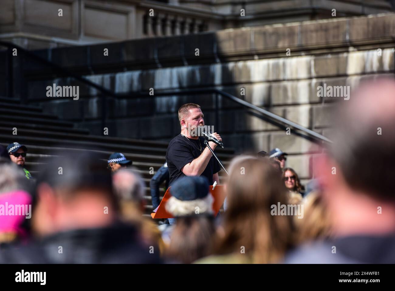 Melbourne, Australien. Mai 2024. Der Anti-Lockdown-Aktivist Nick ...
