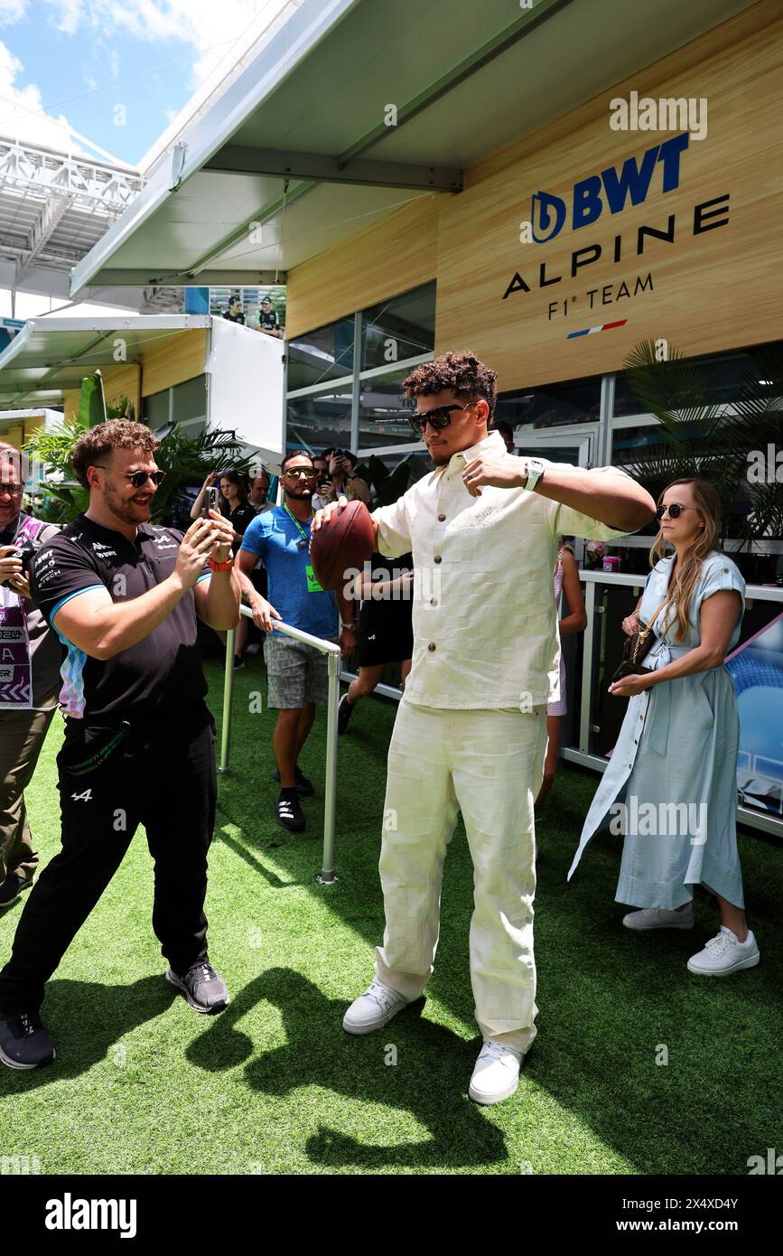 Miami, USA. Mai 2024. Patrick Mahomes (USA) NFL Quarterback und Alpine ...