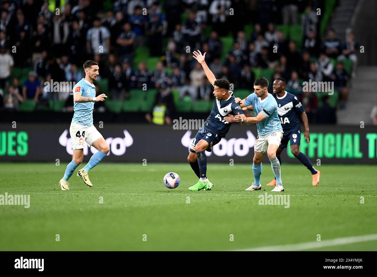 MELBOURNE, AUSTRALIEN. 5. Mai 2024. Im Bild: Marin Jakoliš von City ...